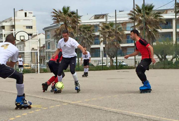 Sophie Houchard présente le roller soccer en France - Fédération ...